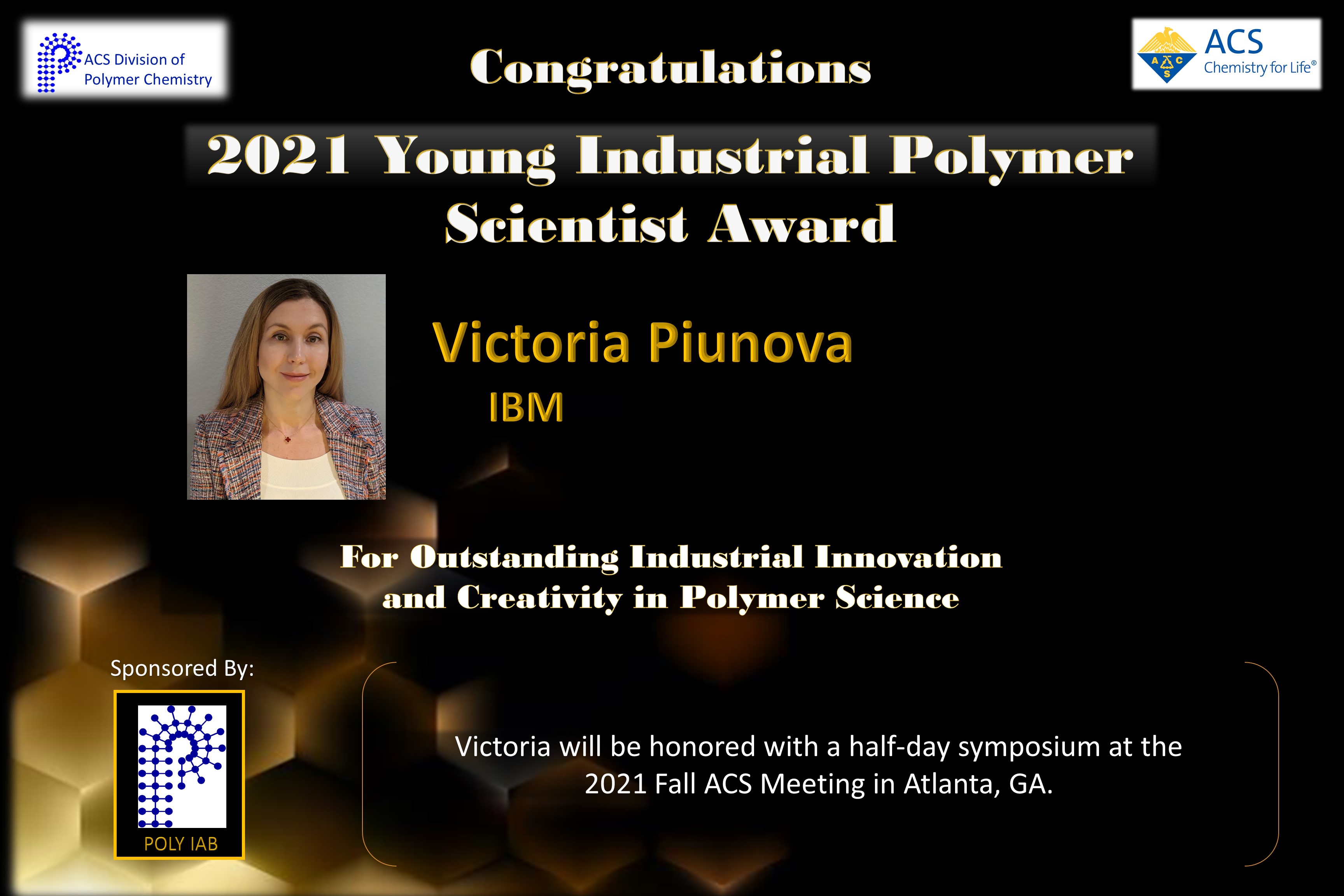 Young Industrial Polymer Scientist Award – Division of Polymer ...