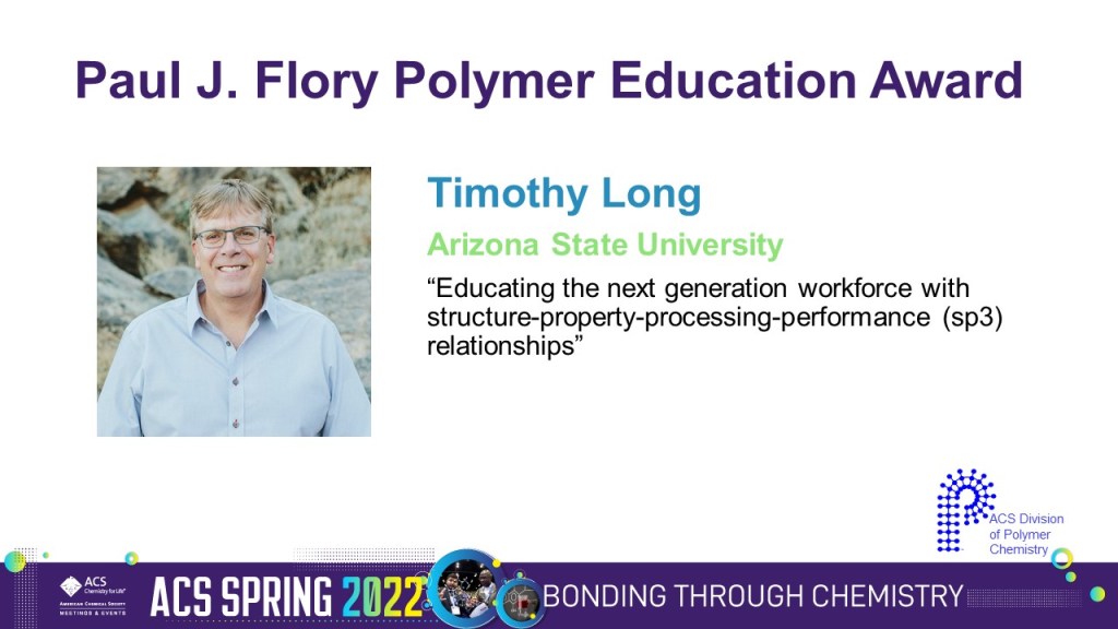 Paul J. Flory Award for Polymer Education – Division of Polymer ...